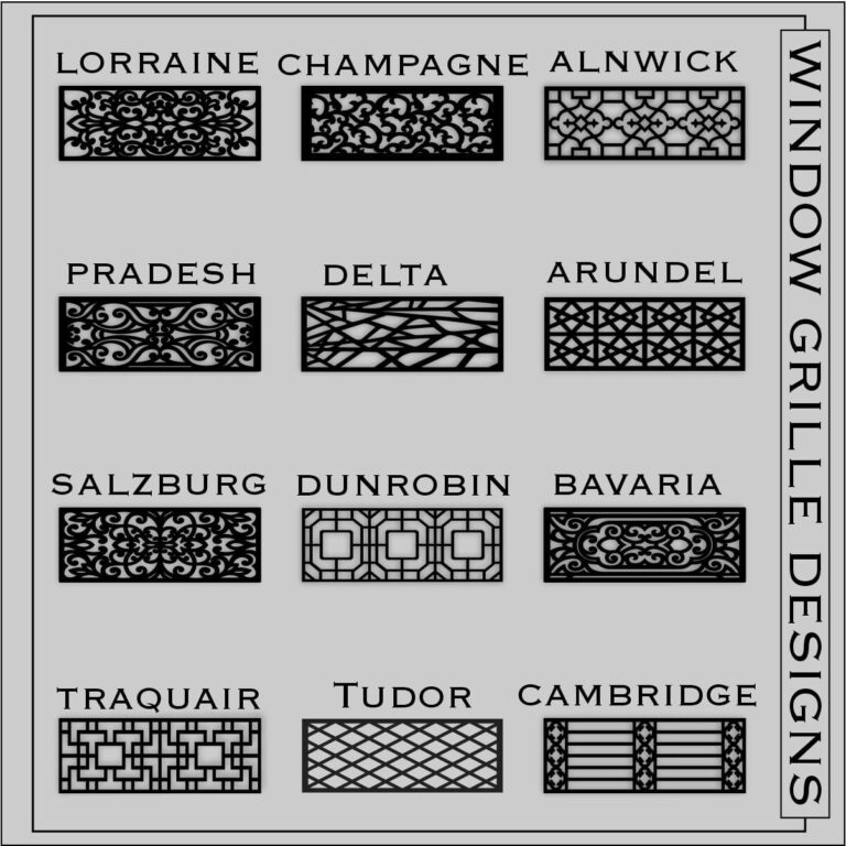 Decorative Window Grille Inserts - Forgotten Mountain | Custom Window ...